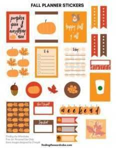 10 Free October Planner Printable Stickers | The Funny Beaver