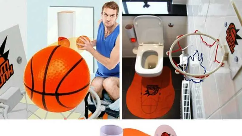 Slam Dunk Toilet Bathroom Set