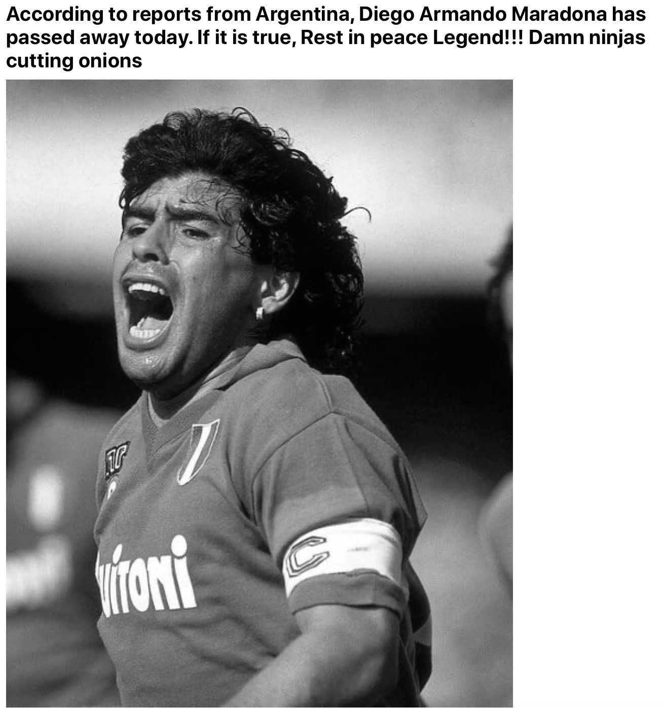 14 Funny Maradona Memes To Celebrate The Life Of This Soccer Great