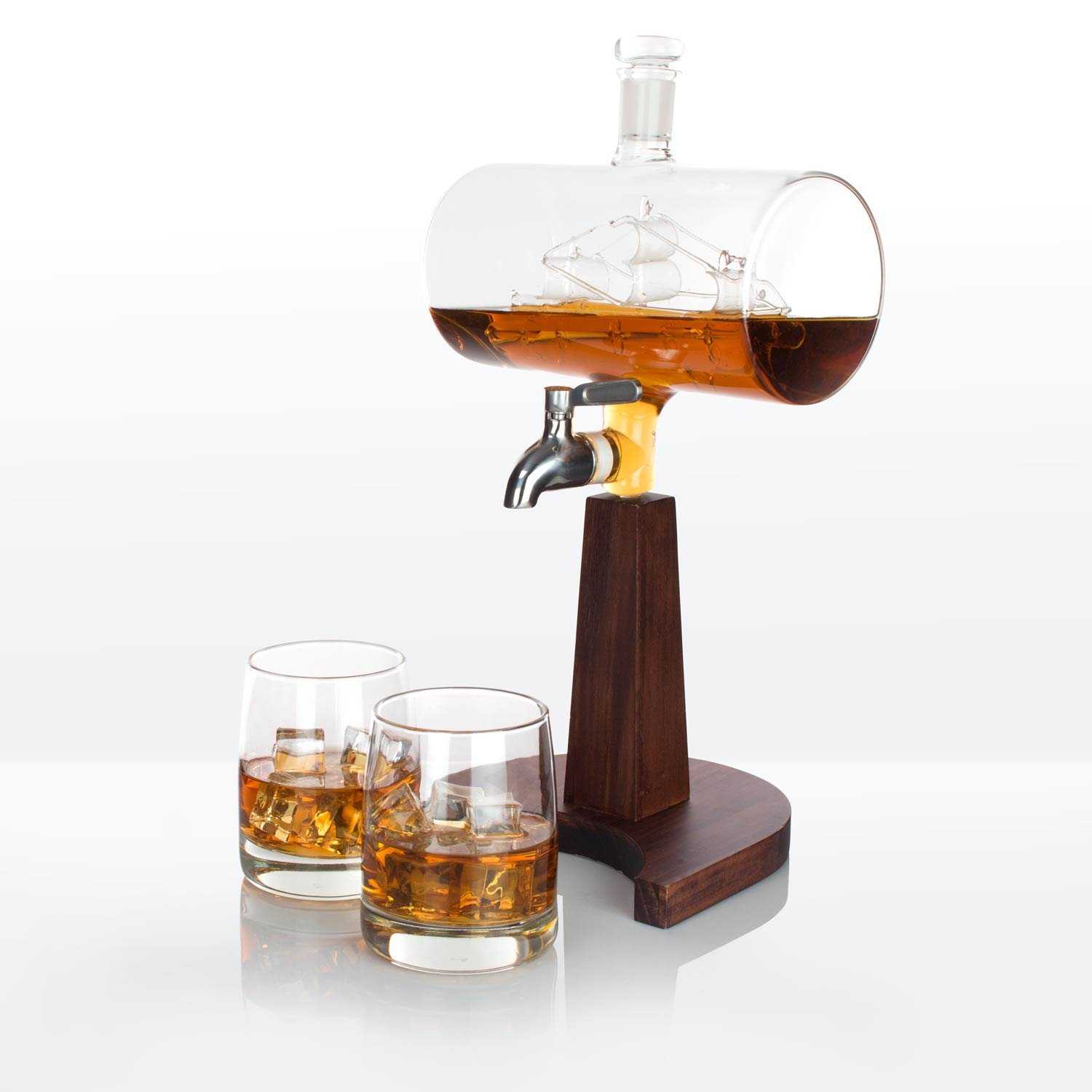 Sip In Style With The Allerstone Ship Whiskey Decanter