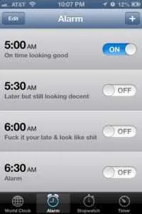 13 Hilarious Alarm Clock Labels To Help You Get UP