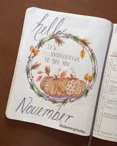 35 Beautiful And Enchanting November Bujo Ideas For Your Bullet Journal