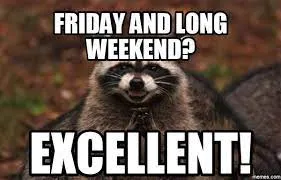 20 Funny Long Weekend Memes