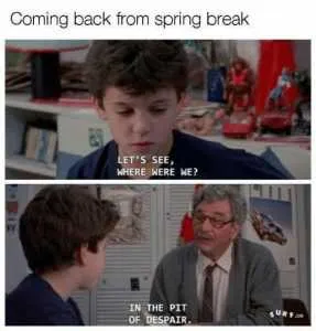 32 Funny Spring Break Memes | The Funny Beaver