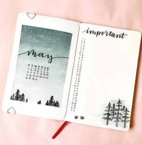 20 Fantastic Ways And Ideas For May Bullet Journal Pages