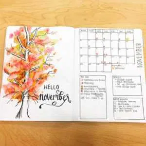 18 September And Fall Bullet Journal Ideas