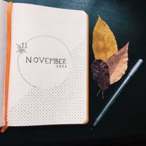 35 Beautiful And Enchanting November Bujo Ideas For Your Bullet Journal
