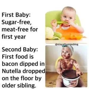 14 Funny Parenting Memes For The 2nd Or 3rd Kid