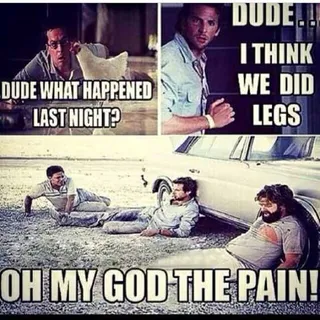 36 Hilarious Leg Day Memes For When You're Sore And Feel Like Dying
