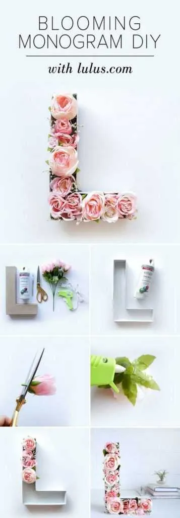 19 Great DIY Monogram Projects And Crafts