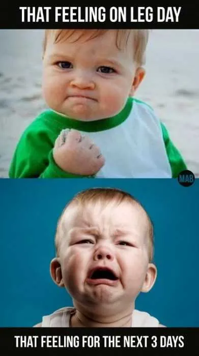 36 Hilarious Leg Day Memes For When You're Sore And Feel Like Dying