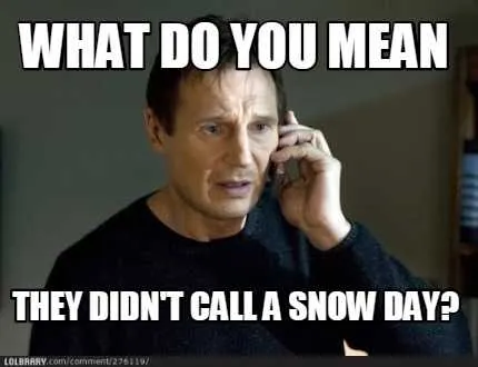43 Snow Day Memes Because It's A Fricking Blizzard Out There