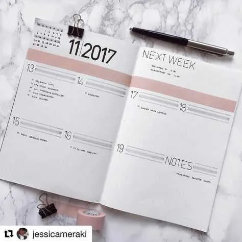 19 Beautiful Bullet Journal Weekly Layout Ideas