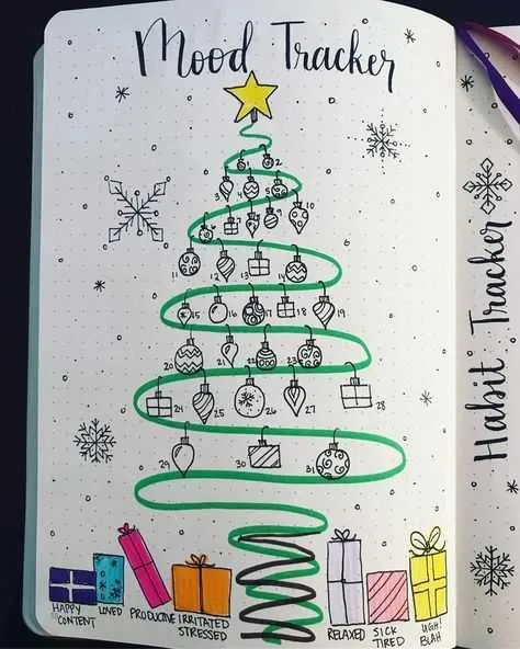 35 Christmas And December Bujo Ideas