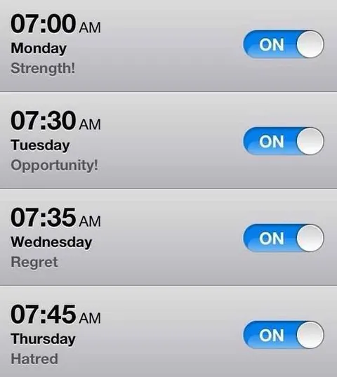 13 Hilarious Alarm Clock Labels To Help You Get UP