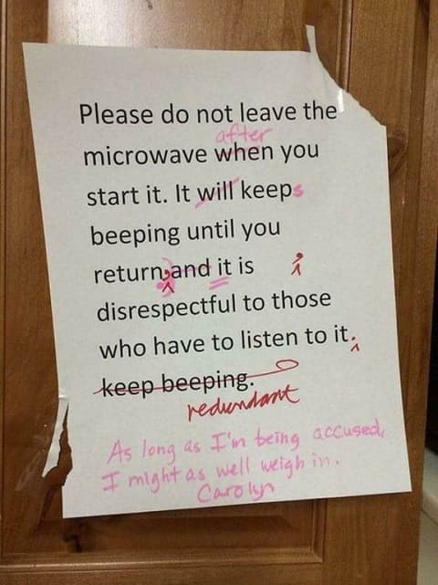 30 Hilarious Passive-Aggressive Notes That Left People