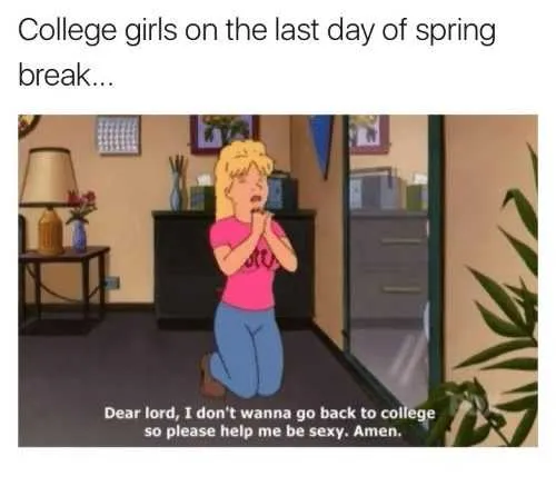 32 Funny Spring Break Memes | The Funny Beaver