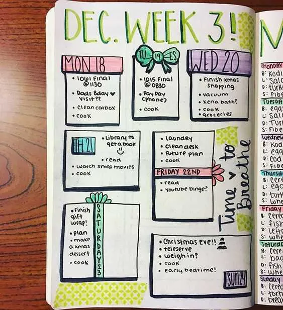 35 Christmas And December Bujo Ideas