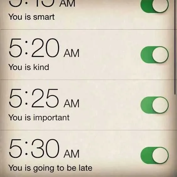 13 Hilarious Alarm Clock Labels To Help You Get UP