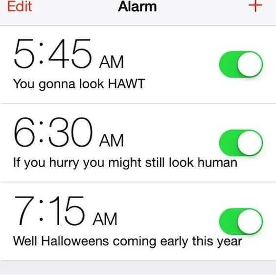 13 Hilarious Alarm Clock Labels To Help You Get UP