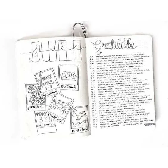 18 Creative Bullet Journal Pages For July