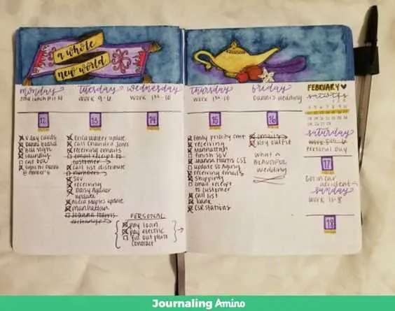 28 Beautiful Disney Bullet Journal Page Ideas And Spreads