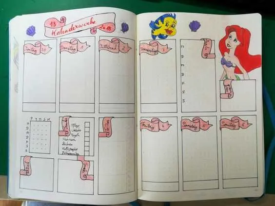 28 Beautiful Disney Bullet Journal Page Ideas And Spreads