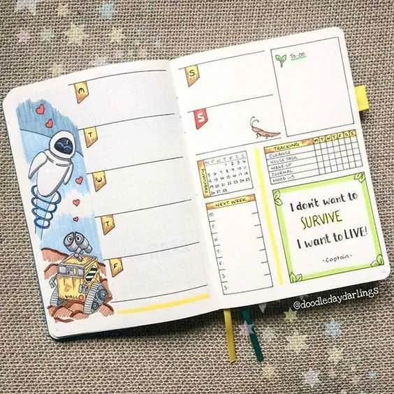 28 Beautiful Disney Bullet Journal Page Ideas And Spreads