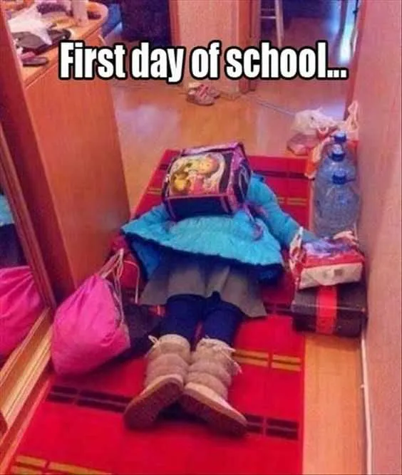 31 Funny First Day Of School Memes For Parents To Celebrate