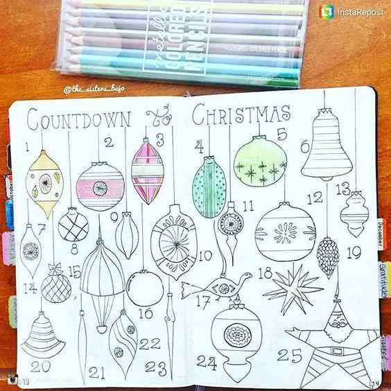 35 Christmas And December Bujo Ideas