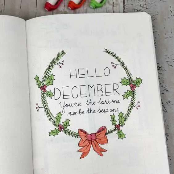 35 Christmas And December Bujo Ideas