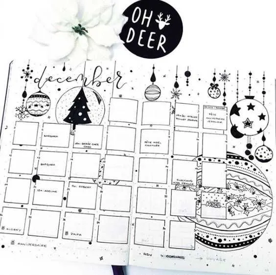 35 Christmas And December Bujo Ideas