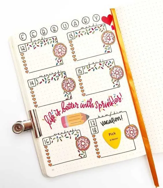 20 February Bujo Ideas With Florals And More