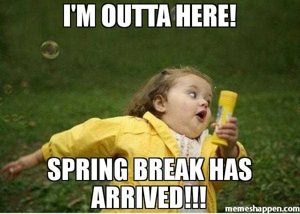 32 Funny Spring Break Memes | The Funny Beaver