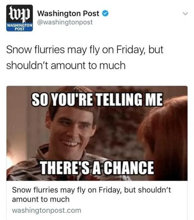 43 Snow Day Memes Because It's A Fricking Blizzard Out There