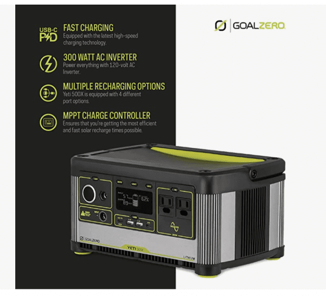 The Powerful Goal Zero Yeti 500X Portable Power Station Might Just Be ...