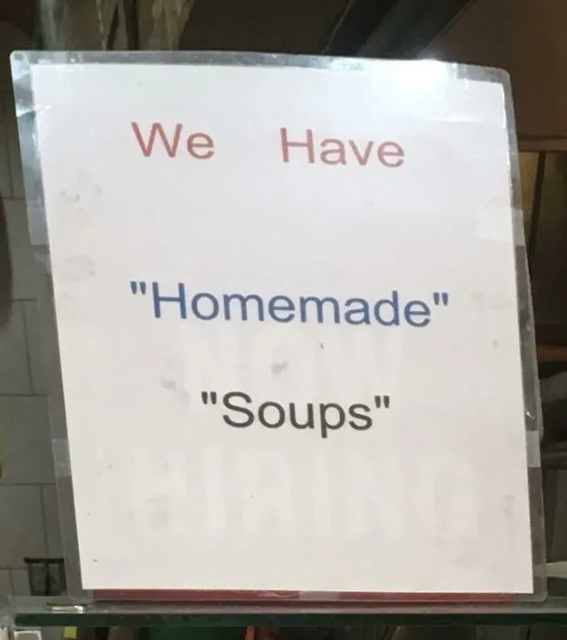 30 Hilarious Times Quotation Marks Were Used Incorrectly