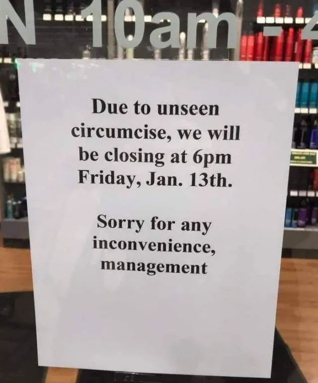 30 Unbelievably Insane English Mistakes