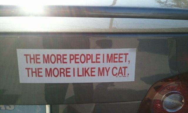 30 Times People Spotted Hilarious Bumper Stickers Ever