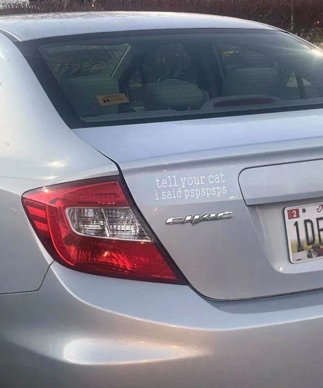 30 Times People Spotted Hilarious Bumper Stickers Ever