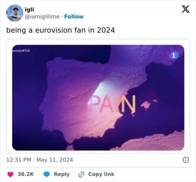 30 Hilarious Memes Capturing The 2024 Eurovision Contest