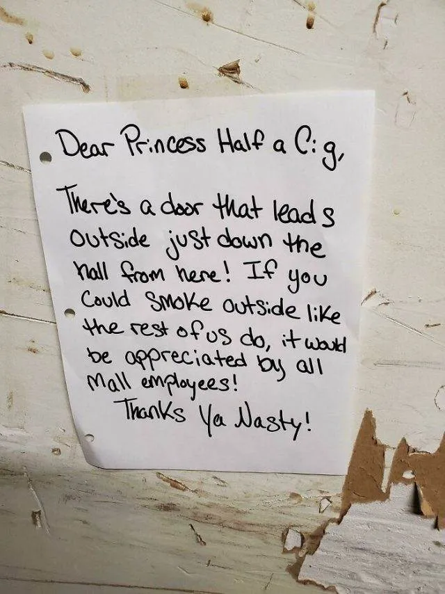 30 Hilarious Passive-Aggressive Notes That Left People