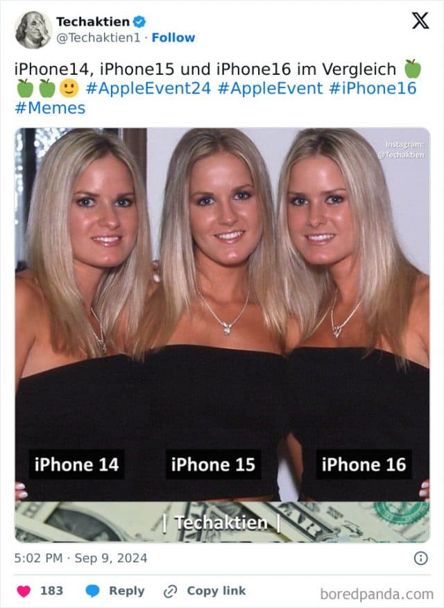 30 Of The Best Memes As Apple Unveils IPhone 16 And The Inte