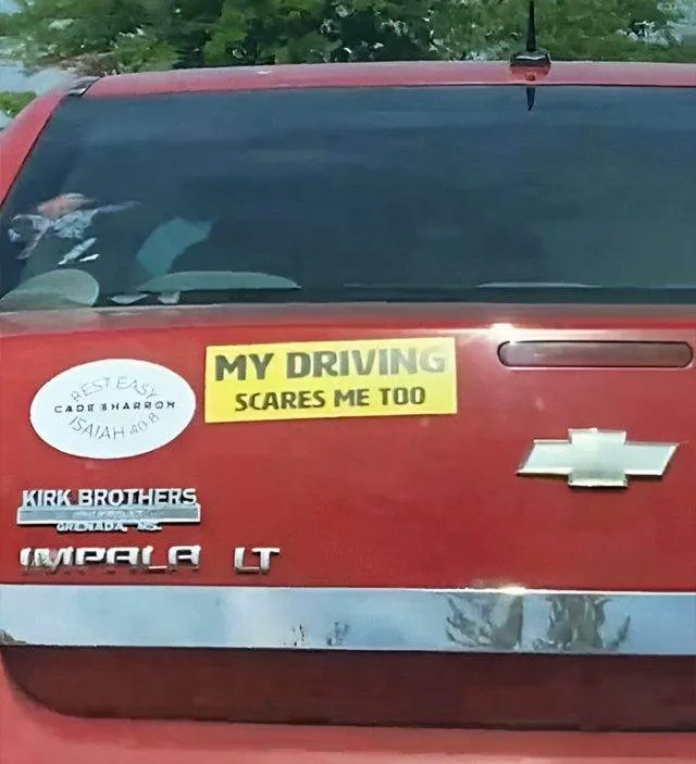 30 Hilarious Bumper Stickers Spotted In The Wild
