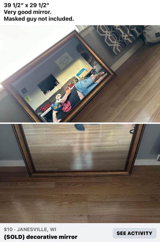 30 Hilarious Pictures Of People Attempting To Sell Mirrors