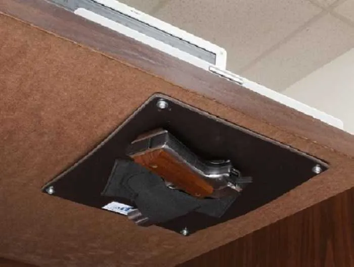Under The Desk Pistol Holster - Increase Your Readiness