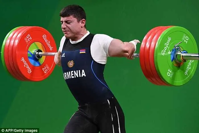 Armenian Olympic Weightlifter Andranik Karapetyan's Arm Snaps