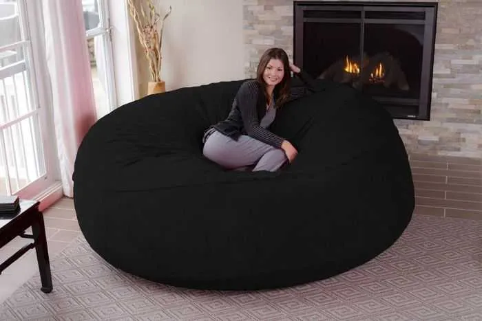 Want A Giant 8 Foot Super Comfy Bean Bag Chair? Of Course You Do.