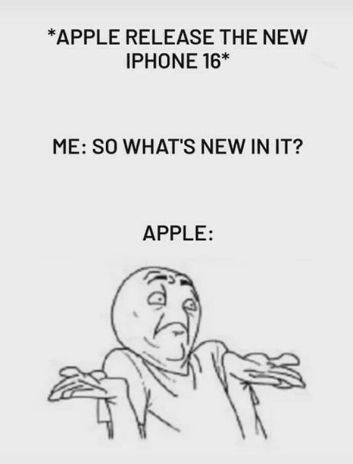 30 Of The Best Memes As Apple Unveils IPhone 16 And The Inte