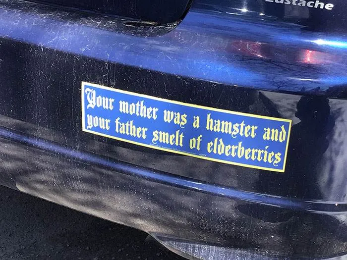 30 Hilarious Bumper Stickers Spotted In The Wild